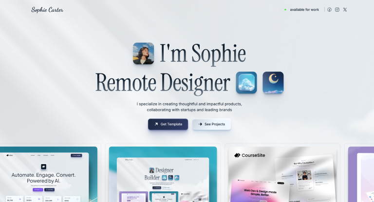 Best Framer Portfolio Templates to Make You Shine - Ease Template