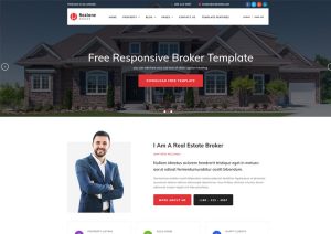 Real Estate Broker Bootstrap Template